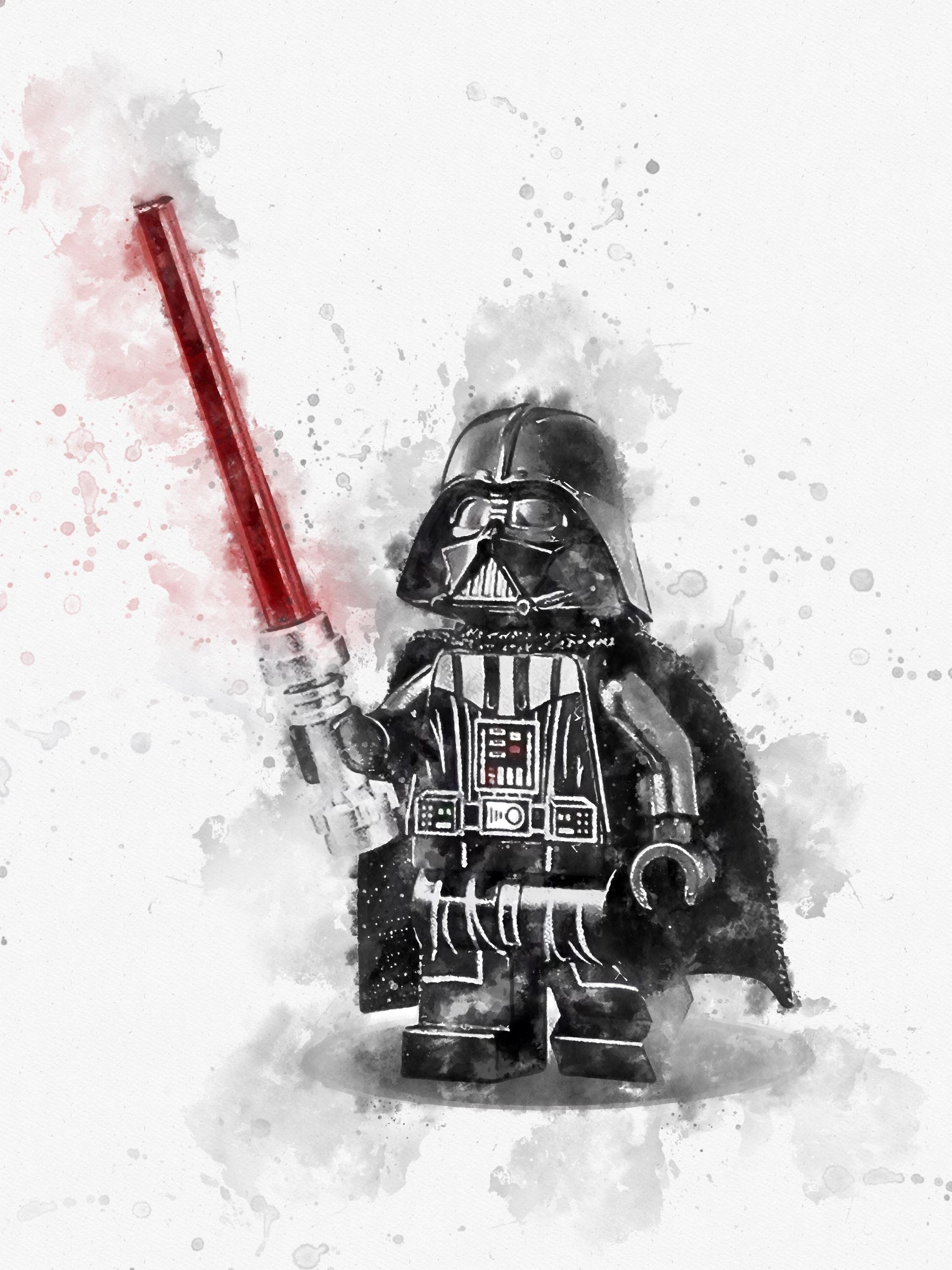 Star Wars Watercolour Prints, Star Wars Wall Art, Star Wars Posters ...