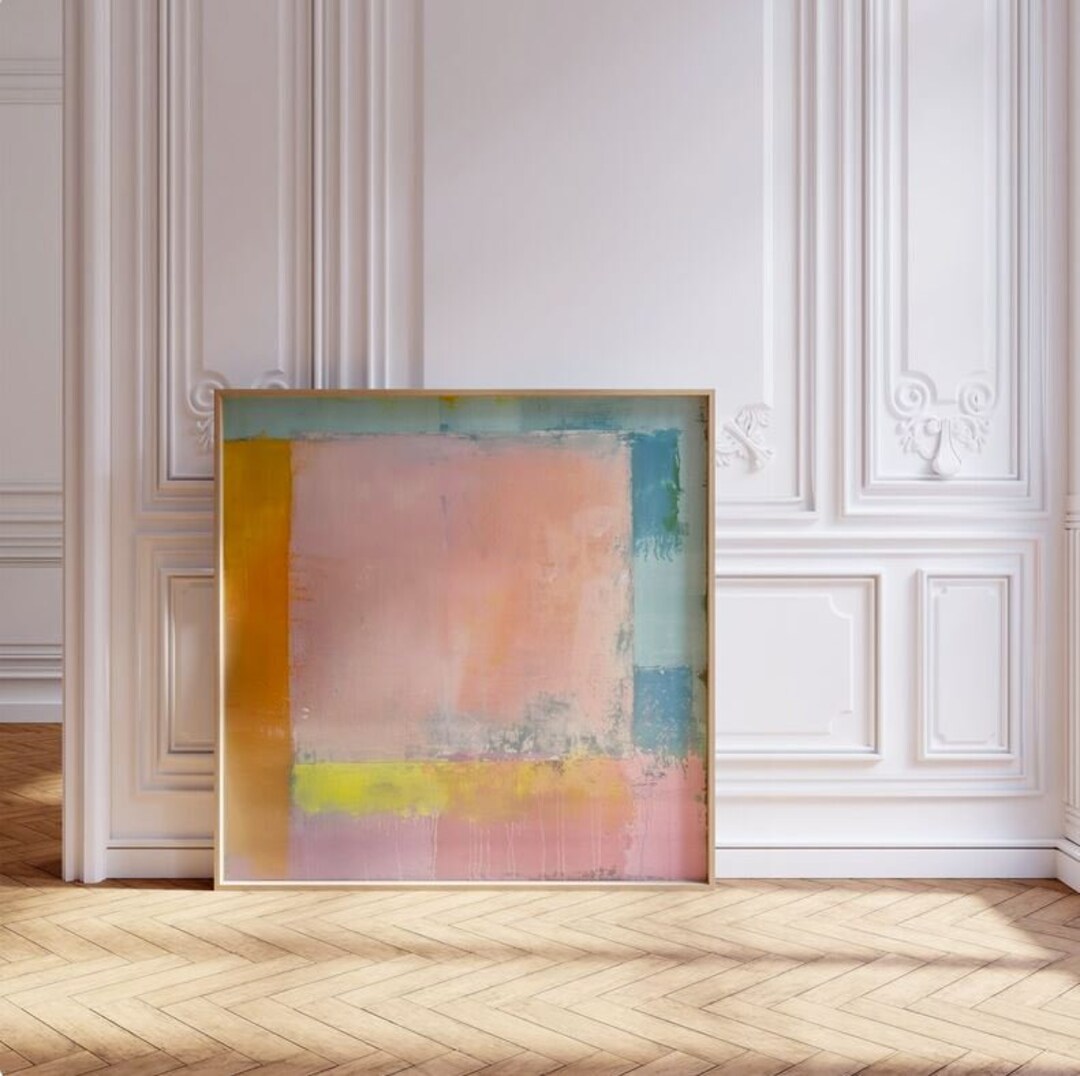 Colorful Rothko Inspired Poster - Etsy