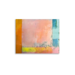Colorful Rothko Inspired Poster - Etsy