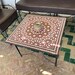 Complicated Brain Design Table, Moroccan Mosaic Table Solid for Indoor ...