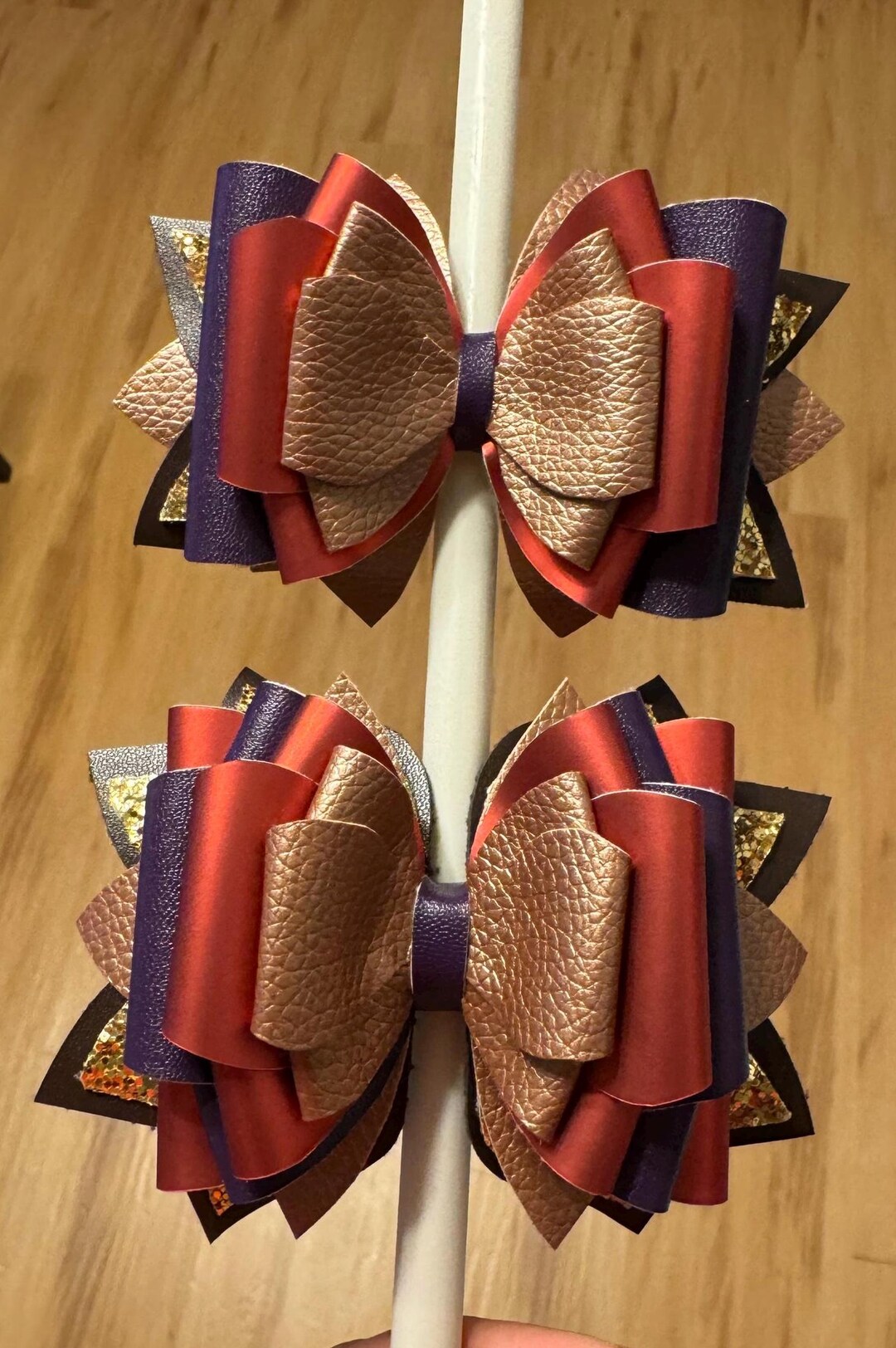 Thick AND Regular Sized Tiger Theme Tumbler Bow SET - Etsy