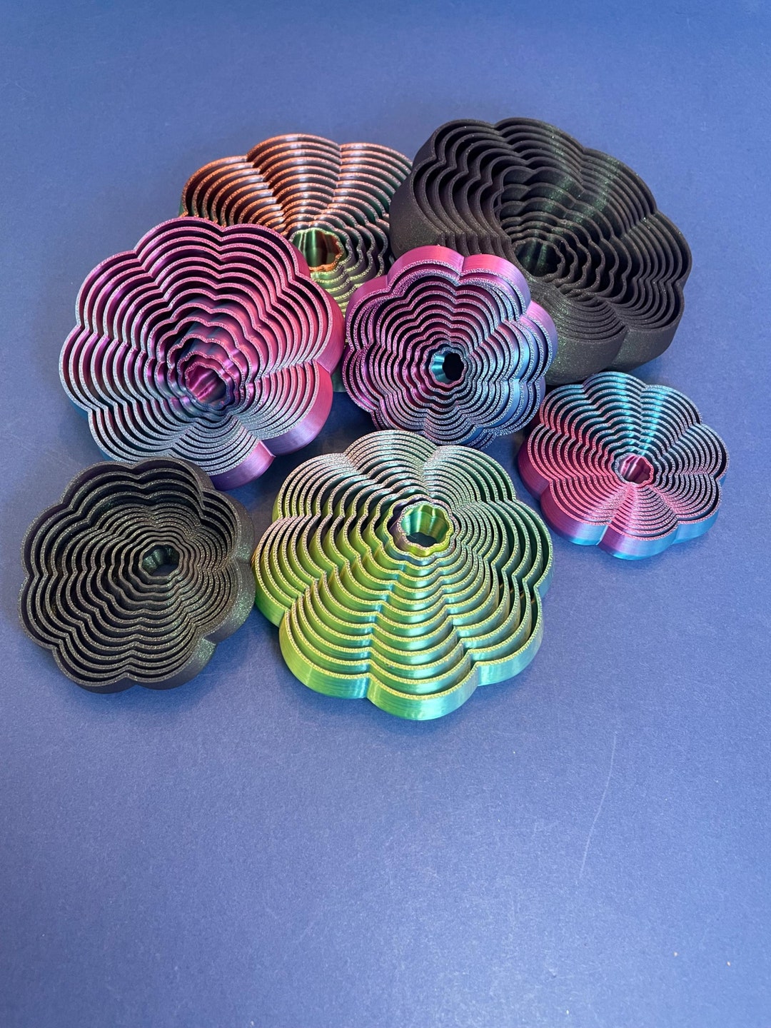 Tornado Flower Fidget Comes in 3 Sizes-3d Printed - Etsy