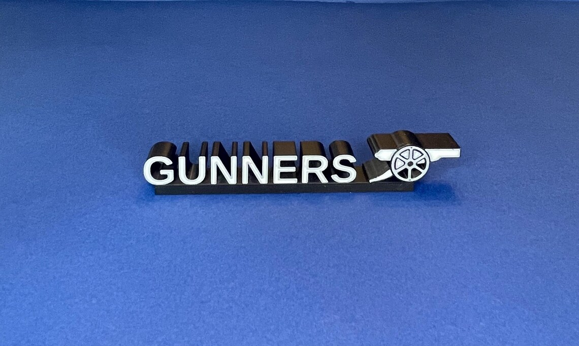 Arsenal-gunners Name Stand-3d Printed - Etsy UK
