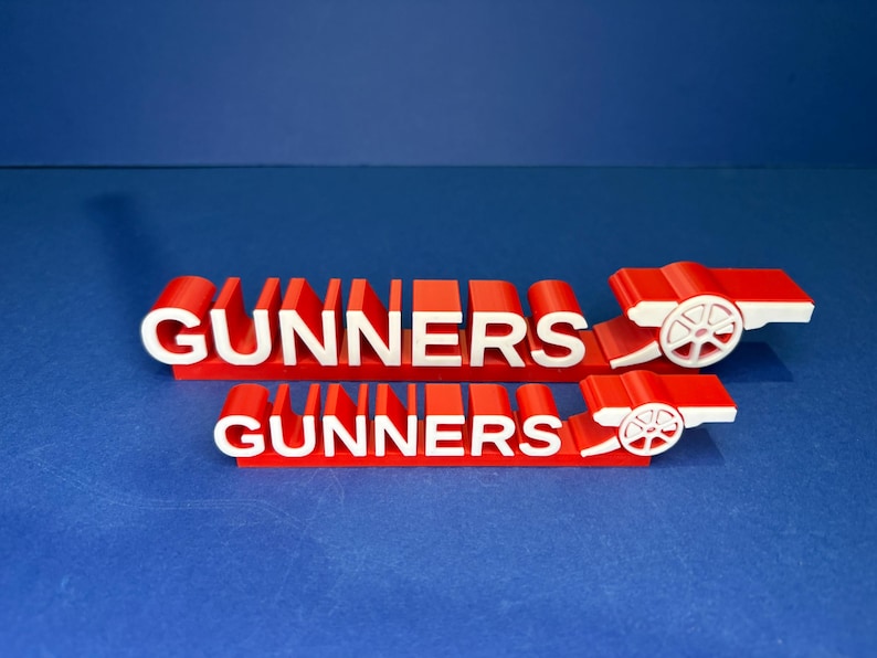 Arsenal-gunners Name Stand-3d Printed - Etsy UK