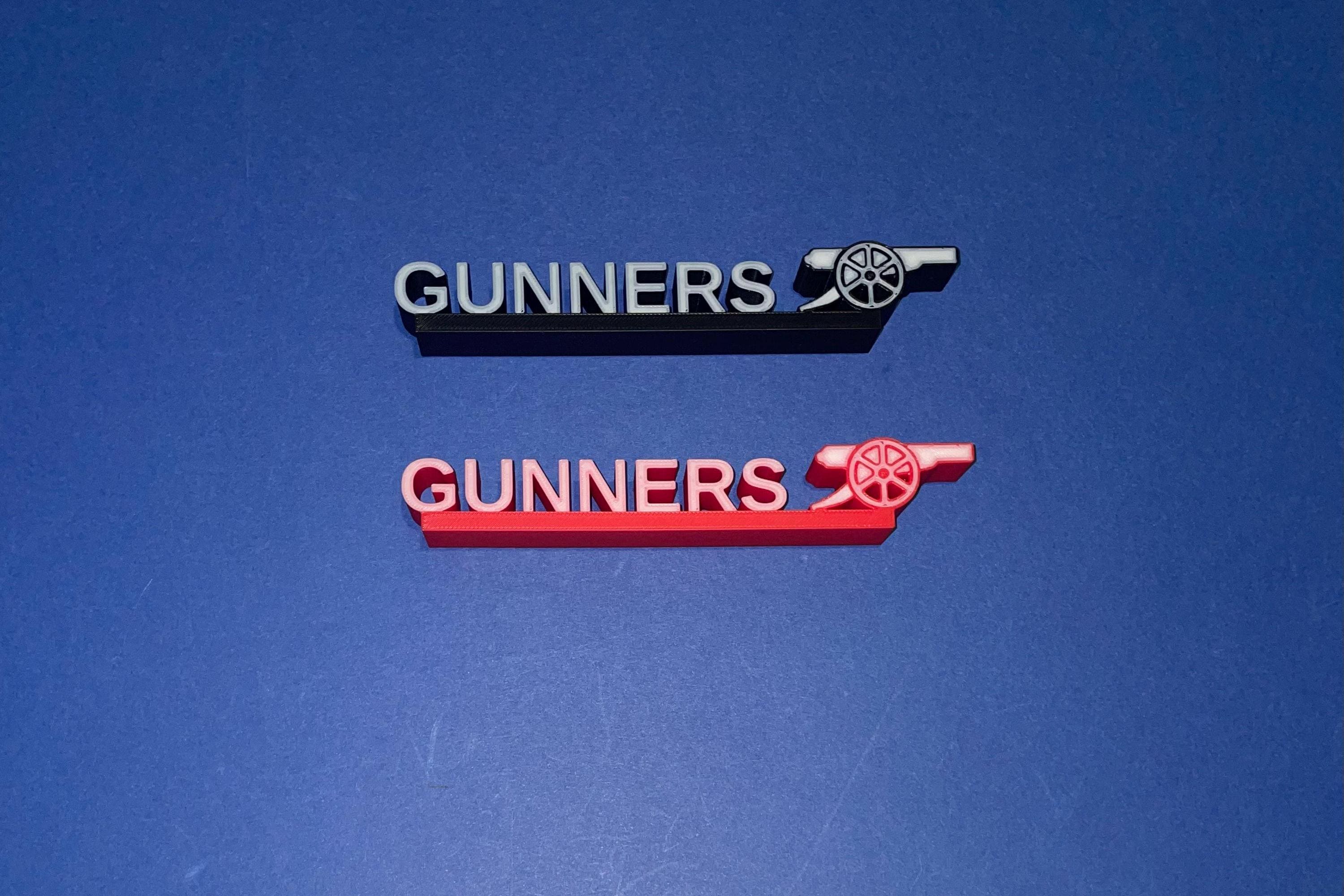 Arsenal-gunners Name Stand-3d Printed - Etsy UK