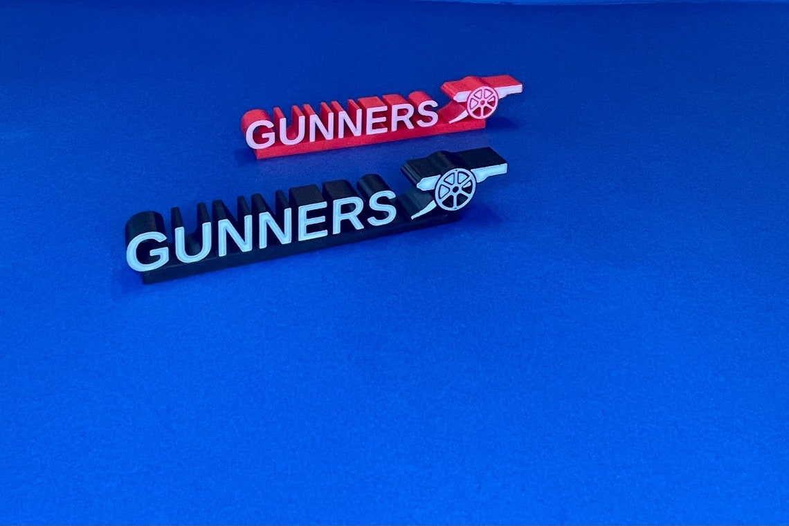 Arsenal-gunners Name Stand-3d Printed - Etsy UK
