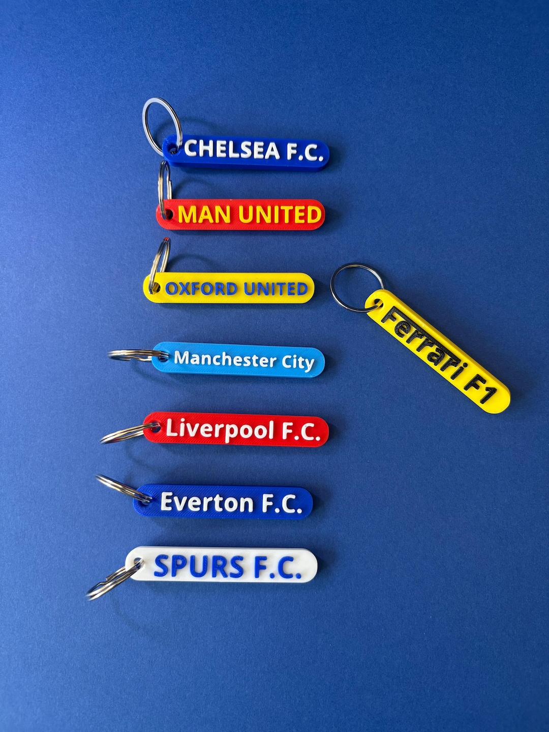 Football and F1 Key Rings - 3D Printed - Etsy