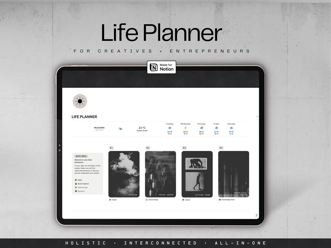 Notion Life Planner PPV pillars, Pipelines, Vaults Notion All-in-one ...