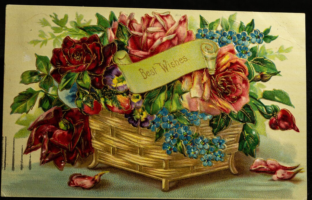 Antique Postcard With 1908 Postmark and Handwritten Message - 1 Cent ...