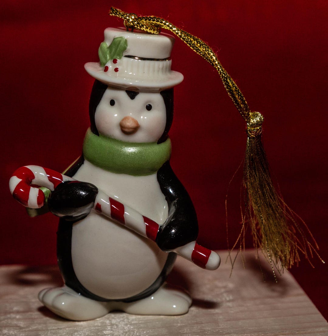 Adorable Vintage Lenox Penguin Christmas Ornament - Perfect Gift for ...
