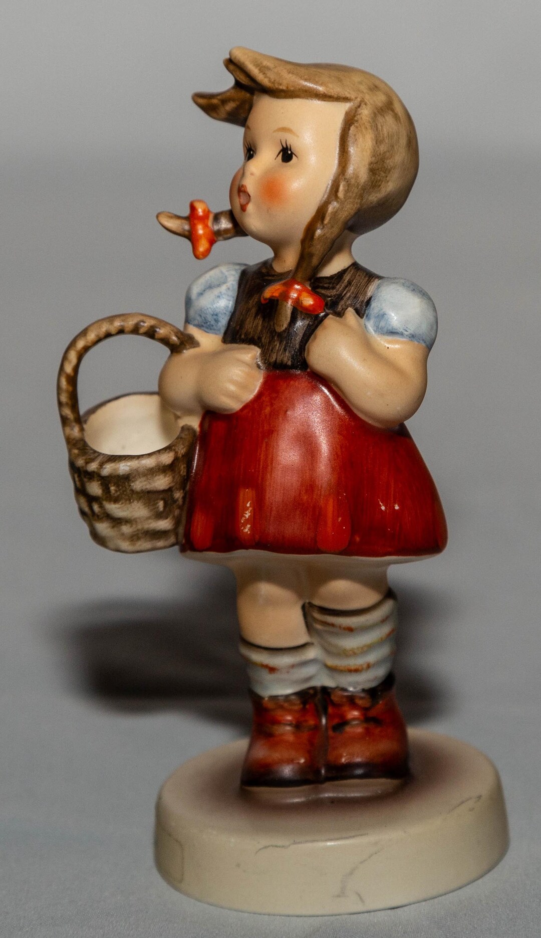 Vintage Goebel Hummel Figurine - Little Shopper, Perfect for Collectors ...