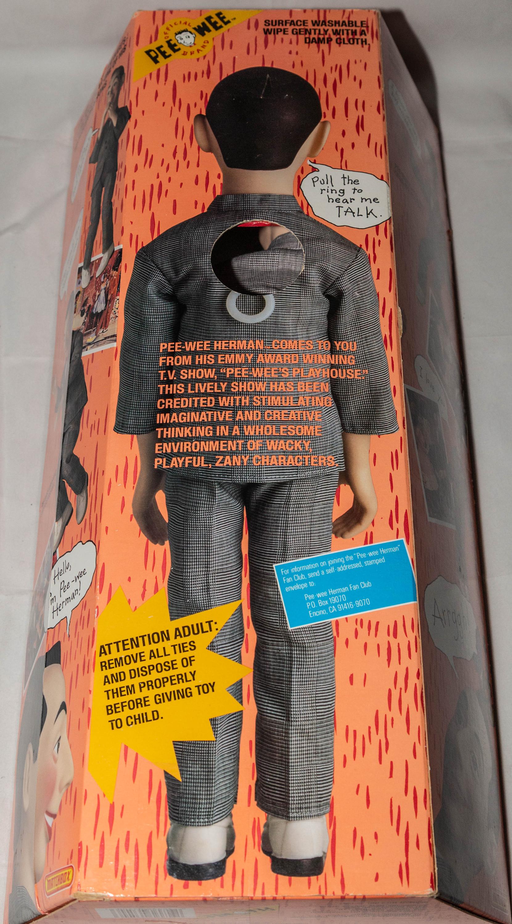 Vintage Talking Pee-wee Herman Doll - Etsy