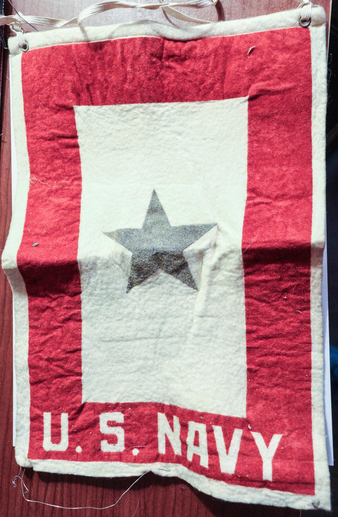 Authentic WW2 US Navy Blue Star Flag 8x12 With Minor Damage ...