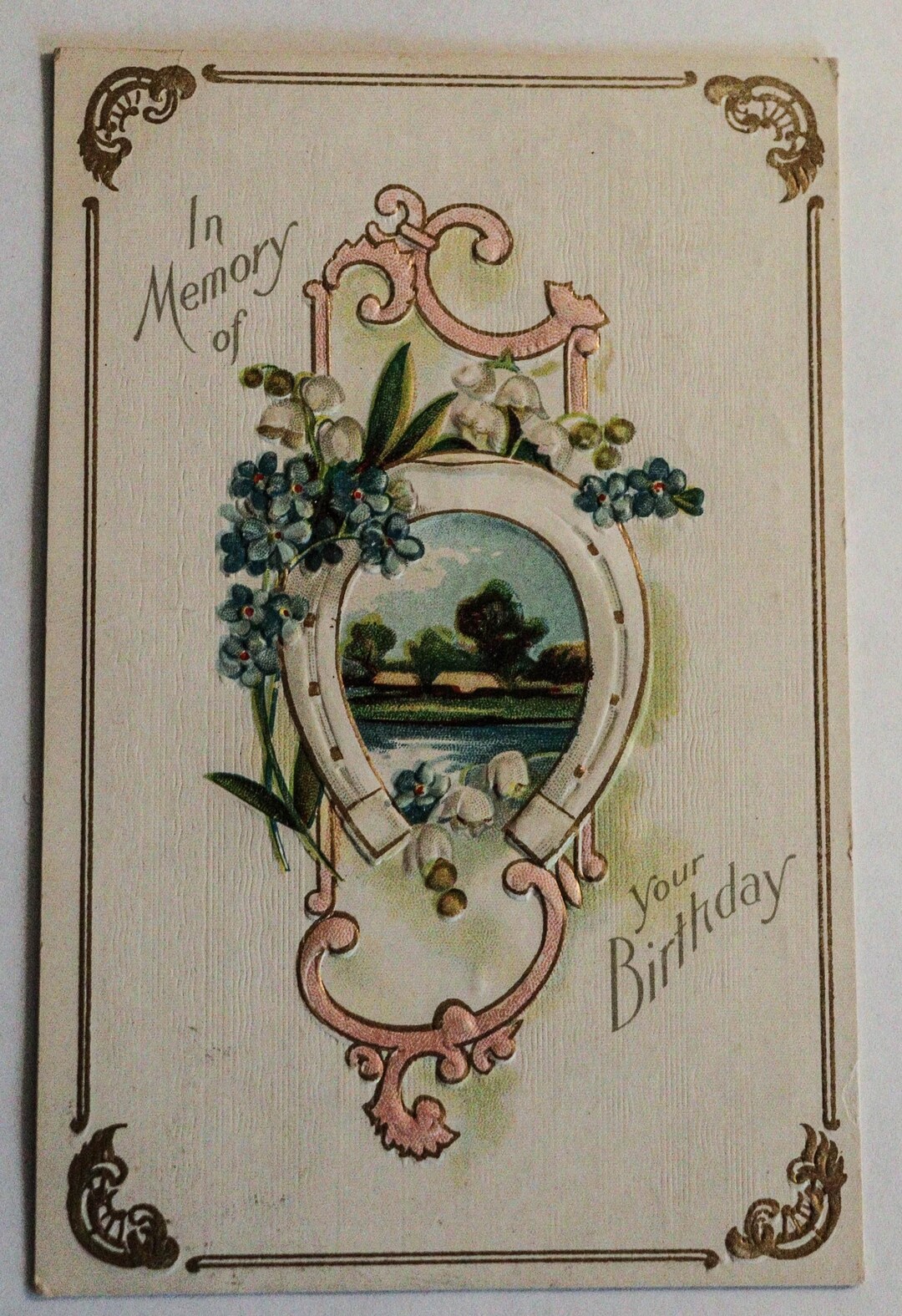 Vintage Birthday Greeting Card From Early 1900s - Postmarked With 1 ...