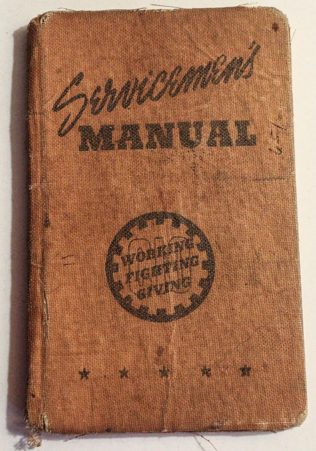 1940s Serviceman's Manual - Historical Treasure With Personal Notes and ...