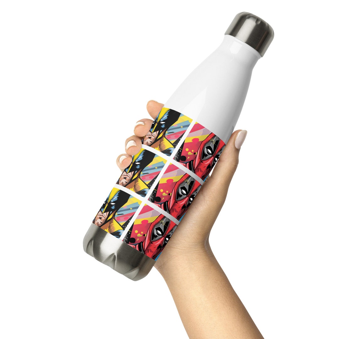 Deadpool Wolverine Stainless Steel Water Bottle, Gift for Son Daughter ...