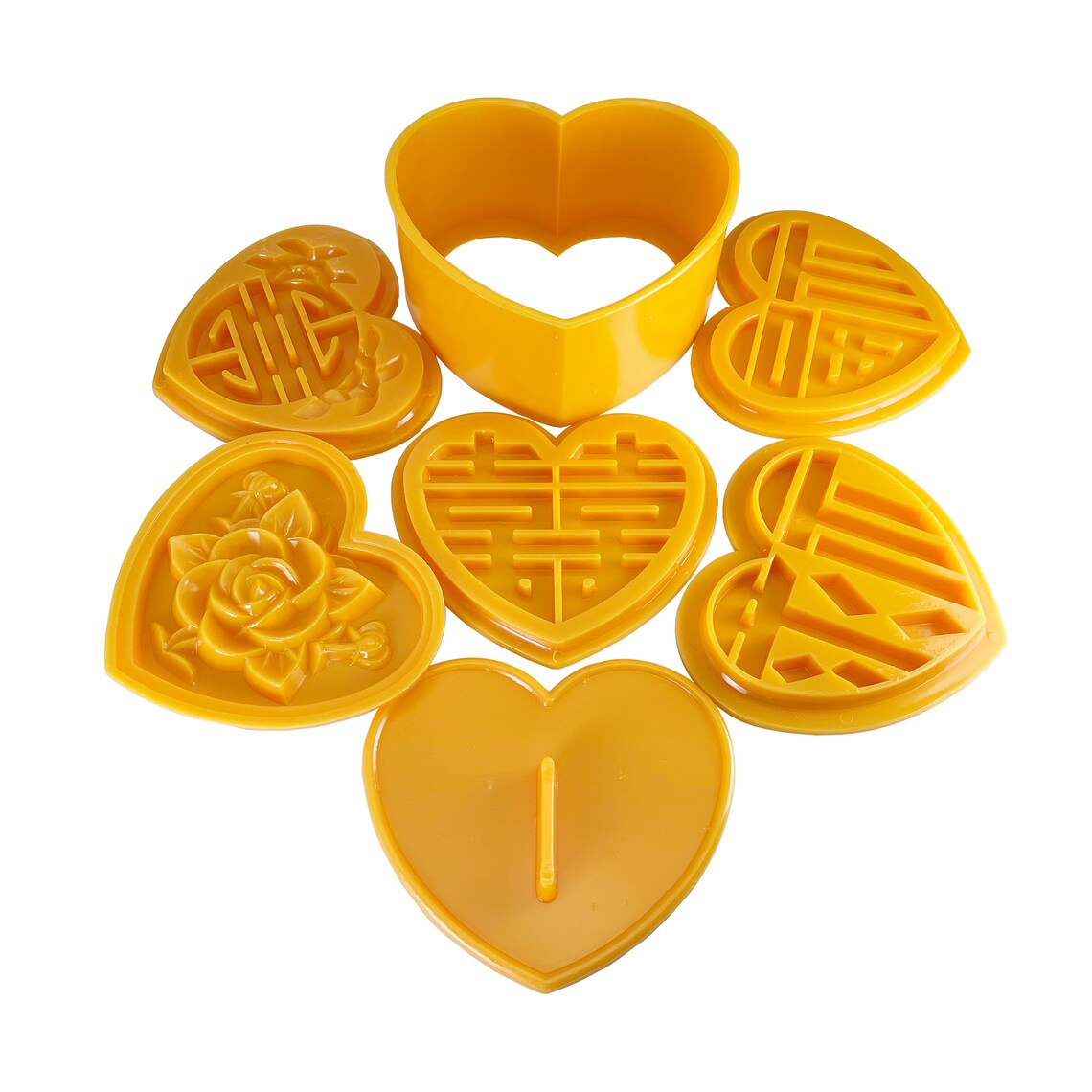 5 Styles Rice Shaper Mold, Heart Shaped Wedding Rice, Rose Shape Rice ...