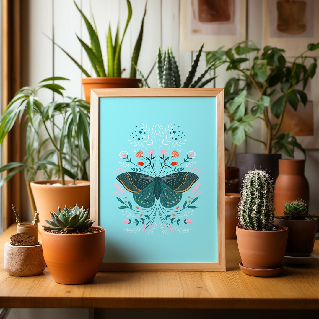 Butterfly A4 Art Print - Etsy