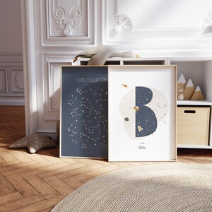 Constellations Nursery Print | Space Themed Wall Art Printables ...