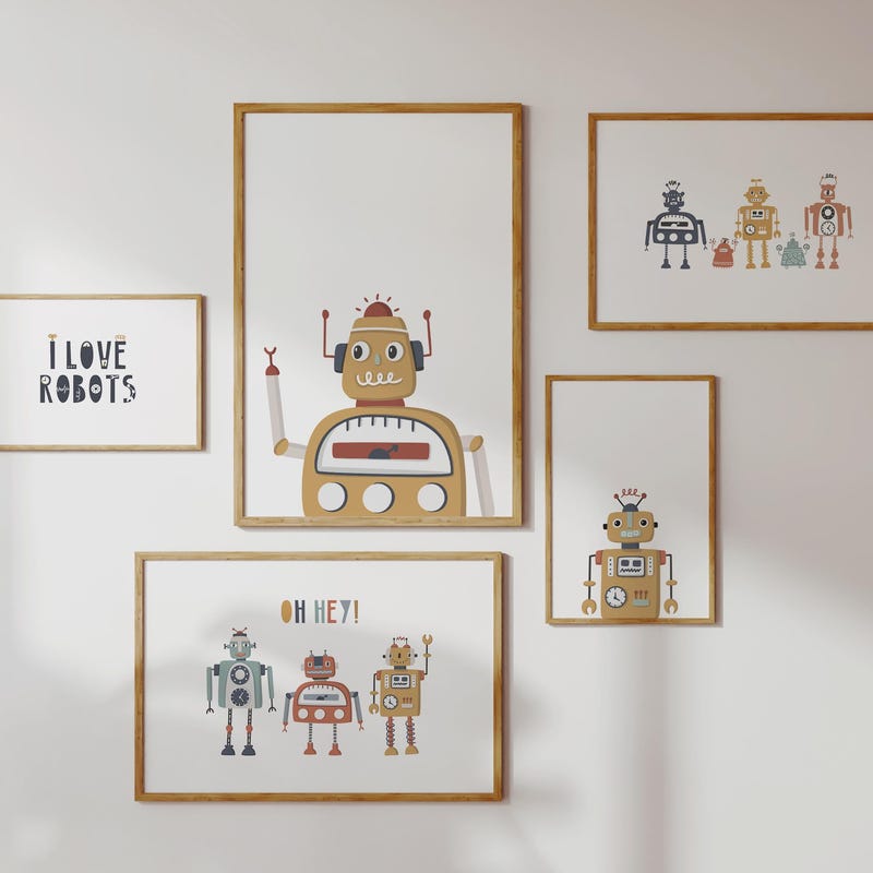 Robot Nursery - Etsy