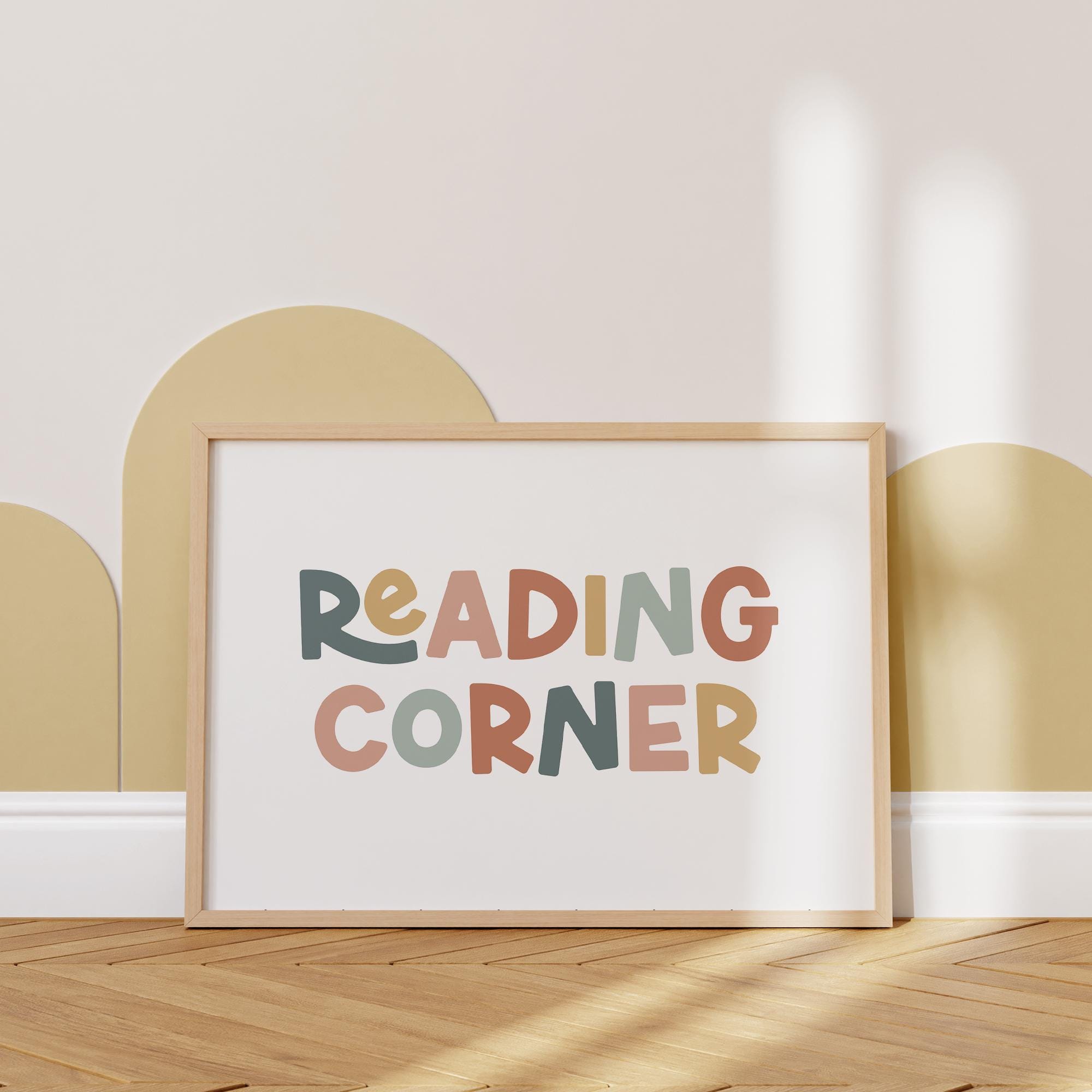 Reading Corner Print | Kid's Quote Poster | Play Room Decor | Play Room ...