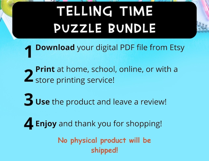Telling Time Puzzle Telling Time Worksheets Kids Puzzles Math ...