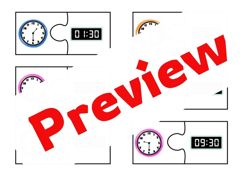 Telling Time Puzzle Telling Time Worksheets Kids Puzzles Math ...