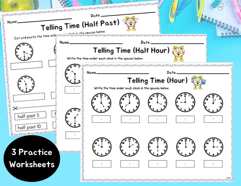 Telling Time Puzzle Telling Time Worksheets Kids Puzzles Math ...
