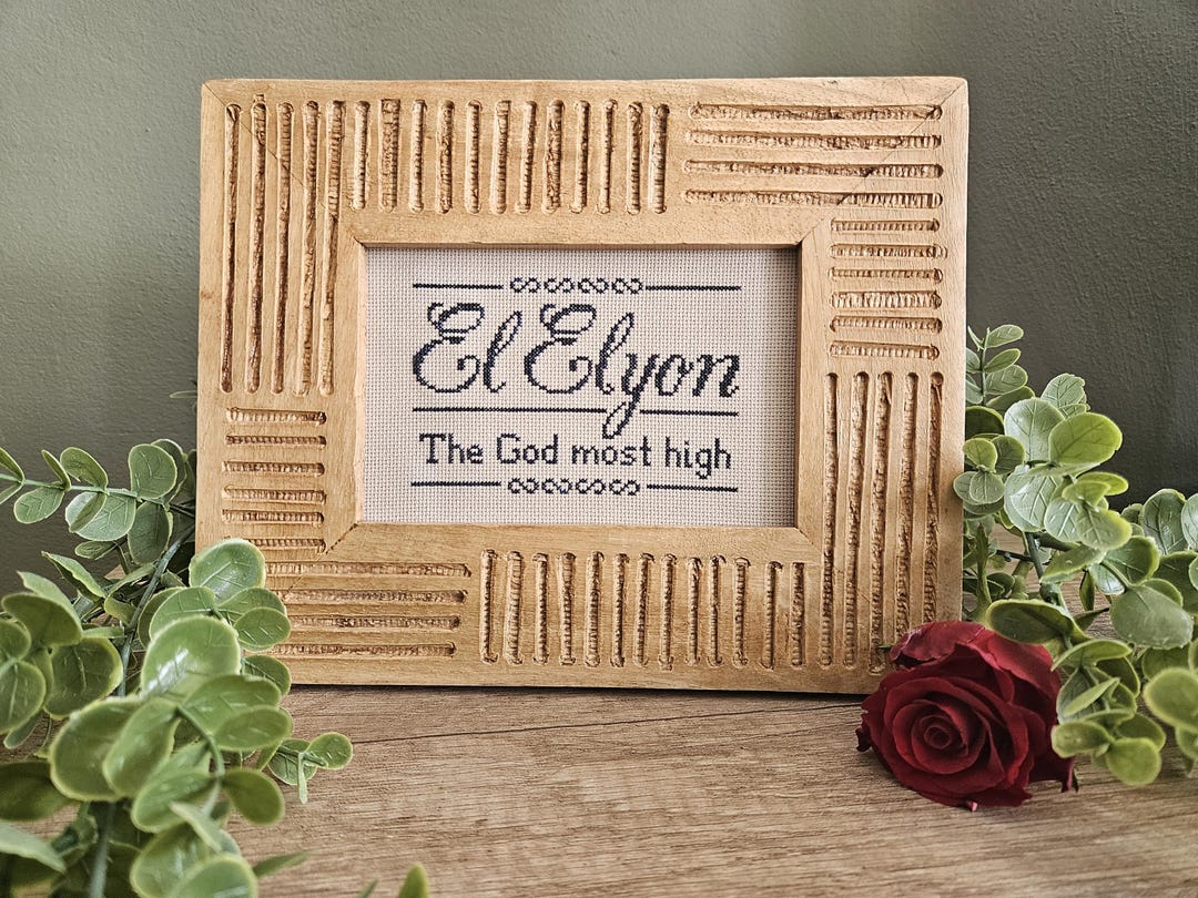 El Elyon Names of God Series Faith Cross Stitch Design Pattern Pdf - Etsy