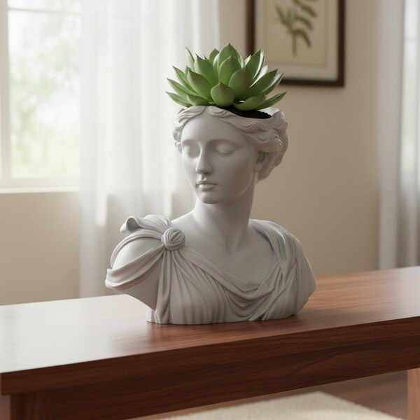Bust Planter - Etsy