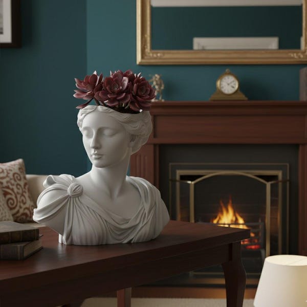 Bust Planter - Etsy