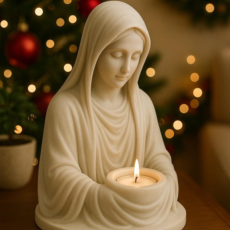 Virgin Mary Statue - Etsy