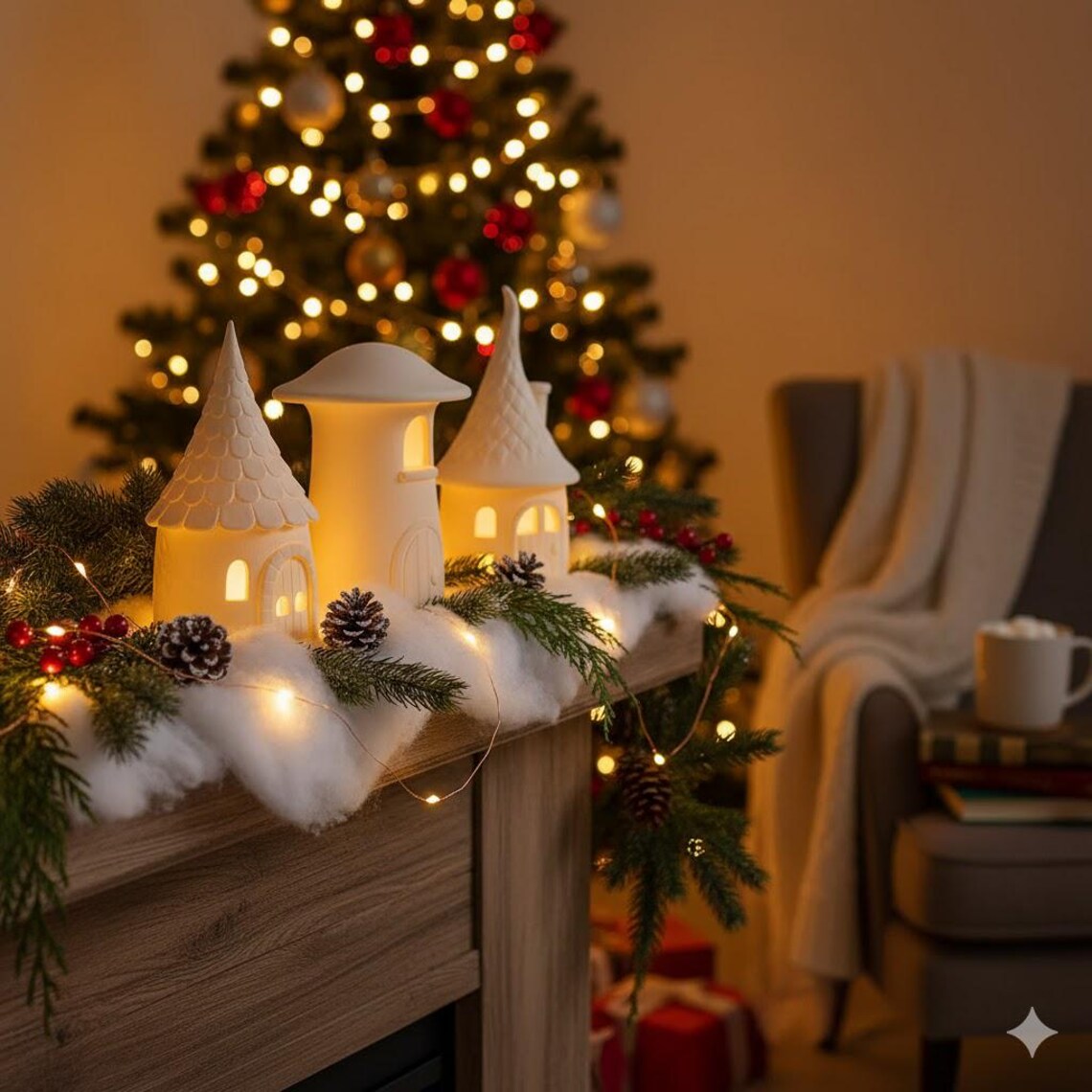 3 Fairy House Set – 3D Printable STL Models for Led/tealight Use (3 ...