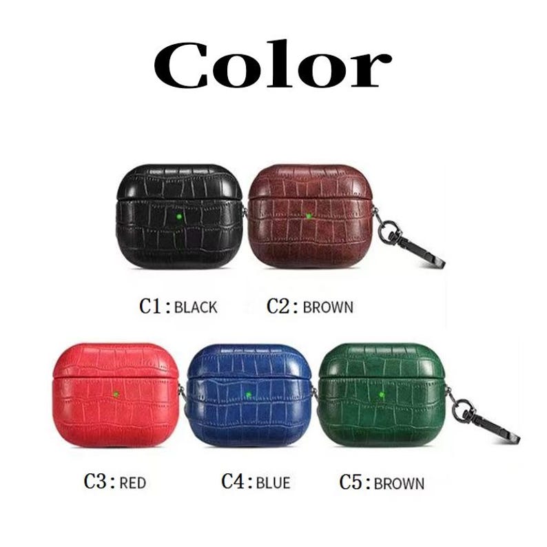Personalized Leather Airpods Case, Custom Engraved Monogram, Airpods 1 ...