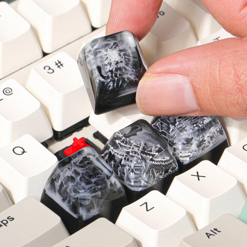 Handmade OEM R4 Cloud Mountain Keycap, Artisan Keycaps for Cherry MX ...