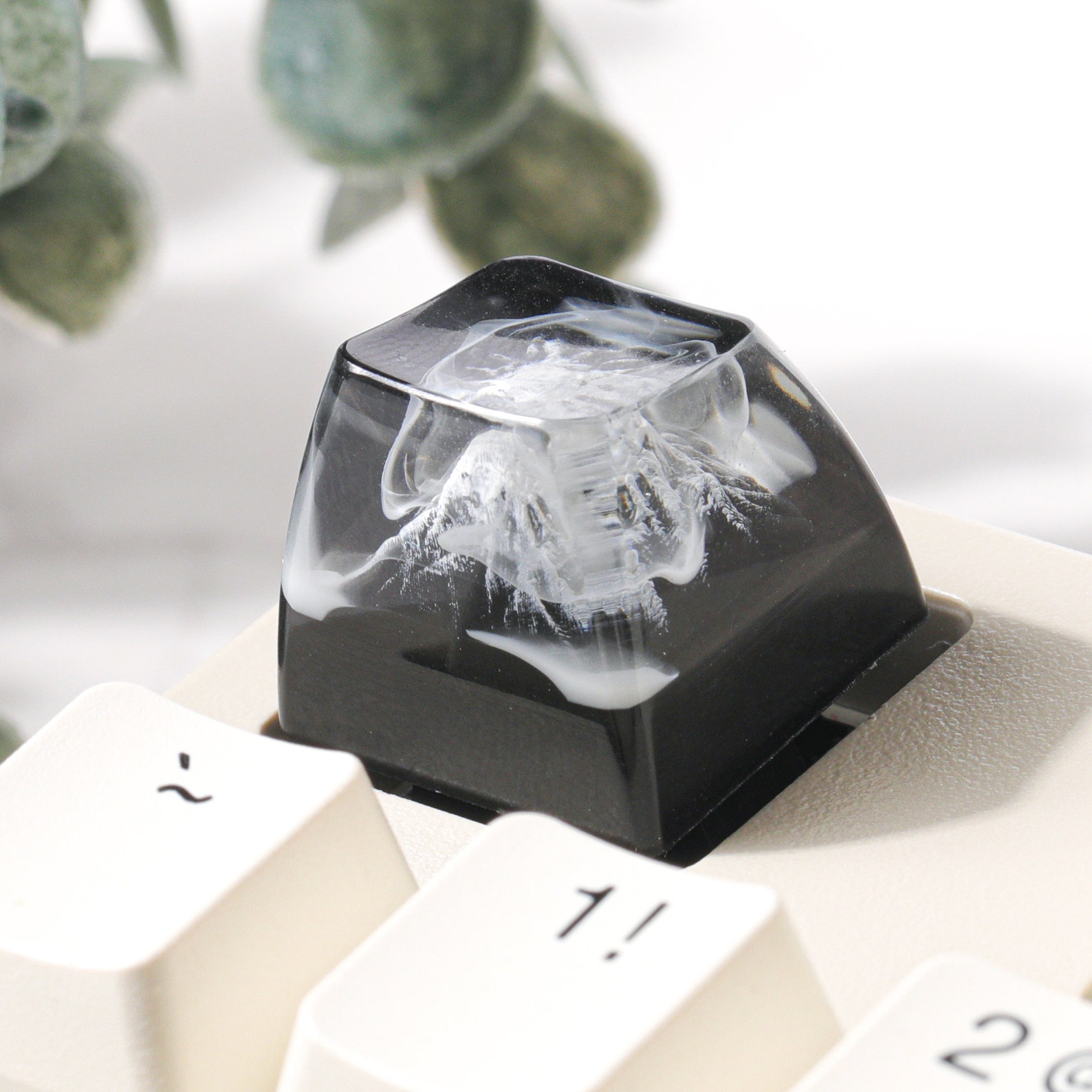 Handmade OEM R4 Cloud Mountain Keycap, Artisan Keycaps for Cherry MX ...