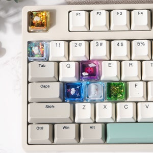 Starry Sky Keycaps, Resin Keycap, 1u Keycap, Night Sky Aesthetic for ...