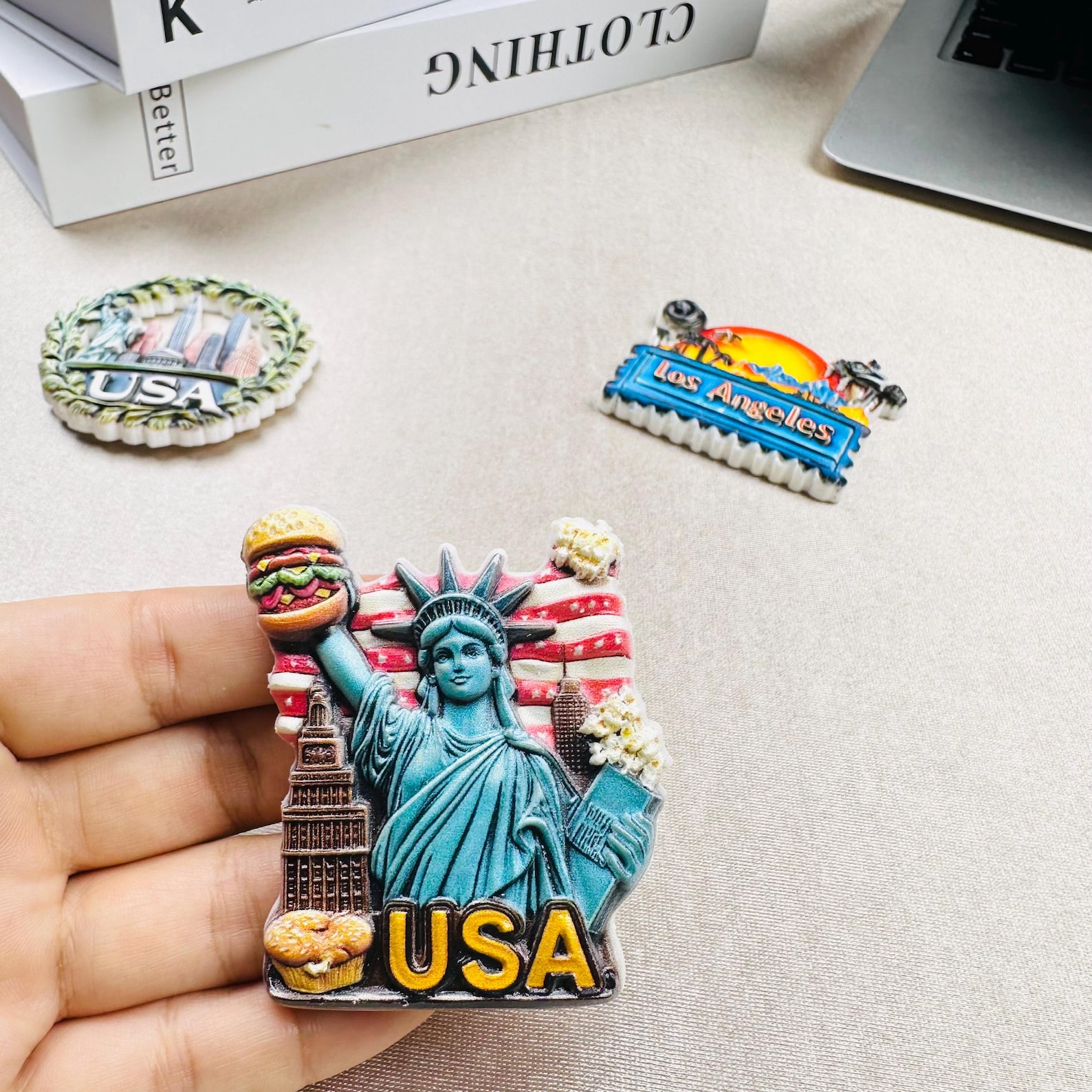 USA Landmark Souvenir Magnet Collection: 3D Fridge Decor - Etsy