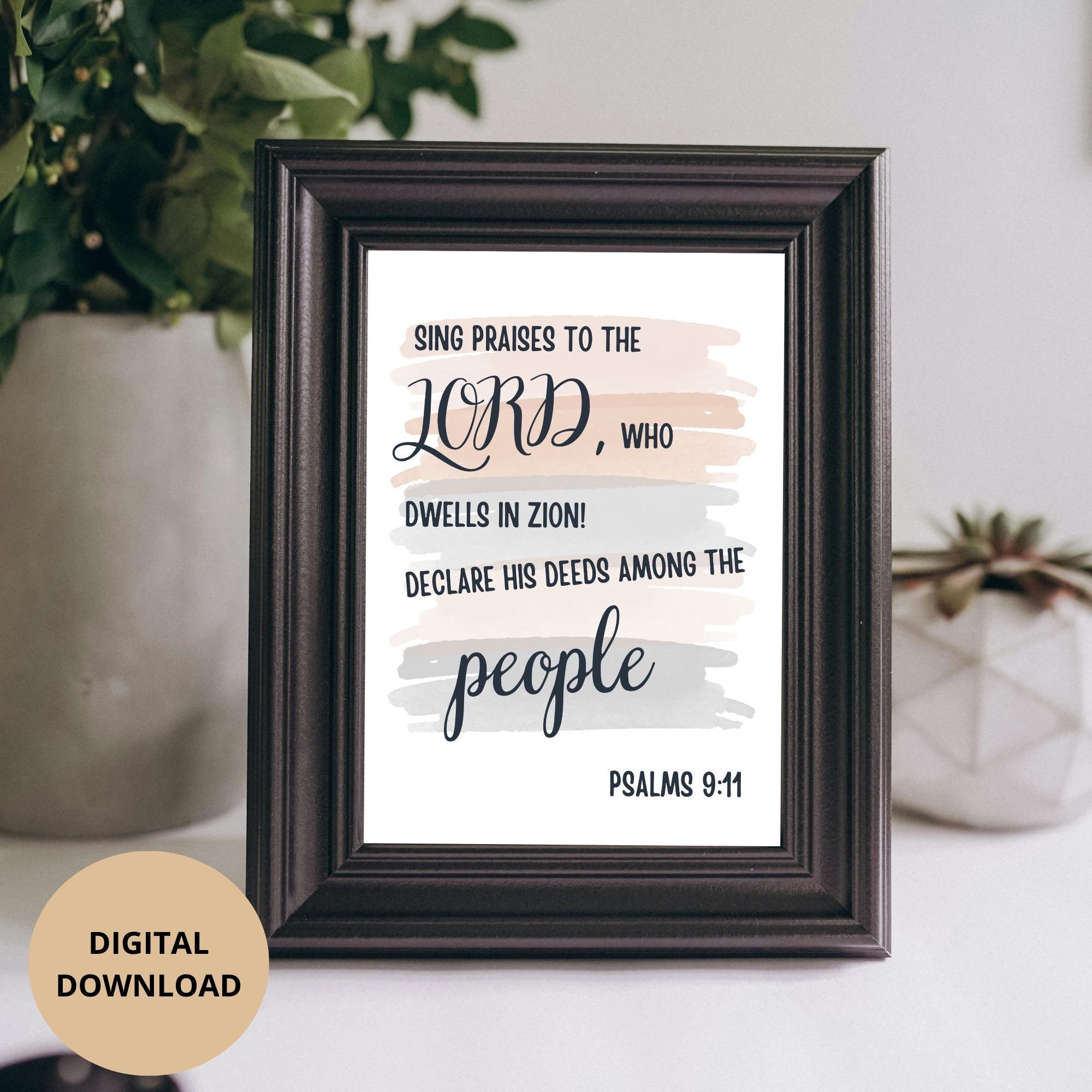 Printable Bible Verses for Framing - Etsy