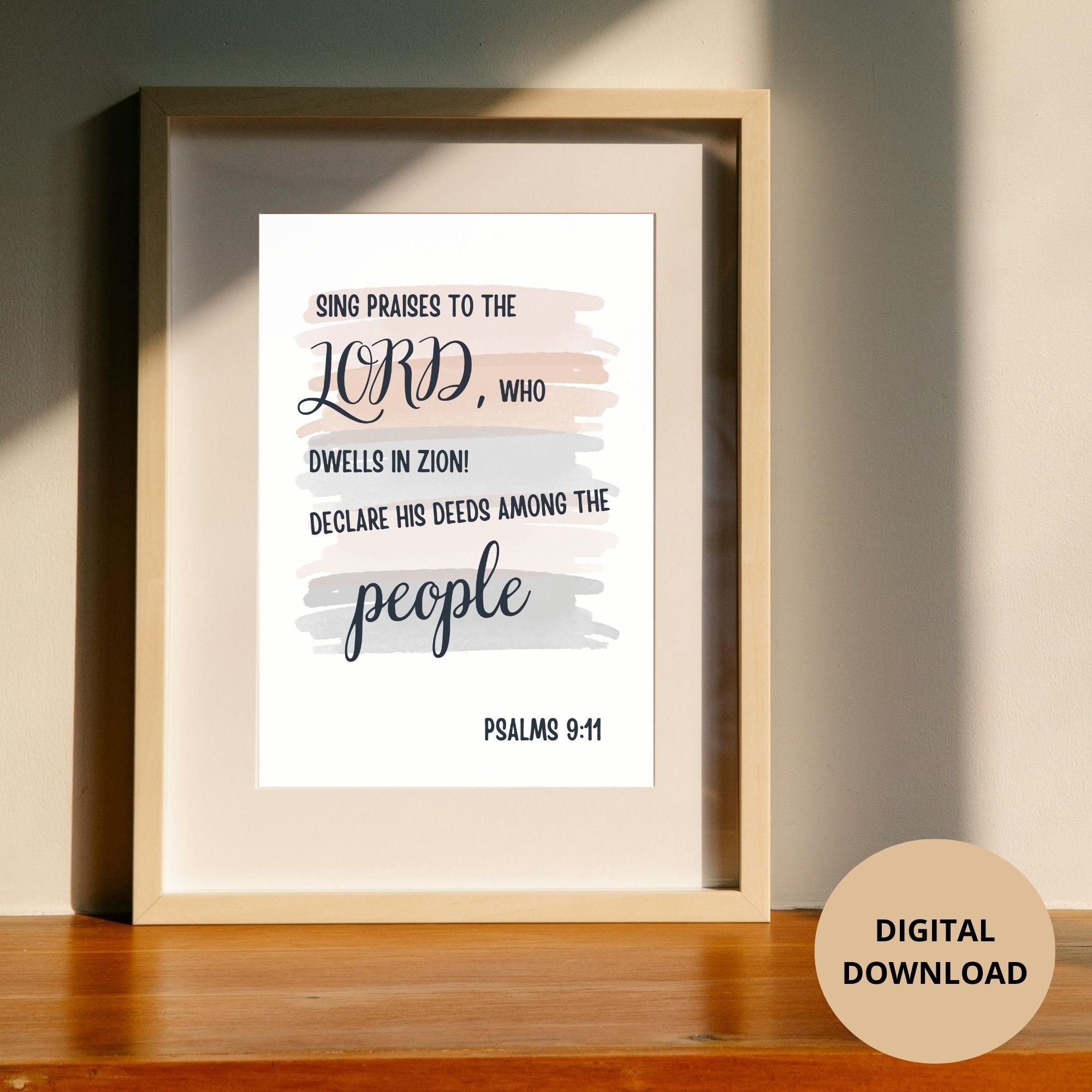 Printable Bible Verses for Framing - Etsy