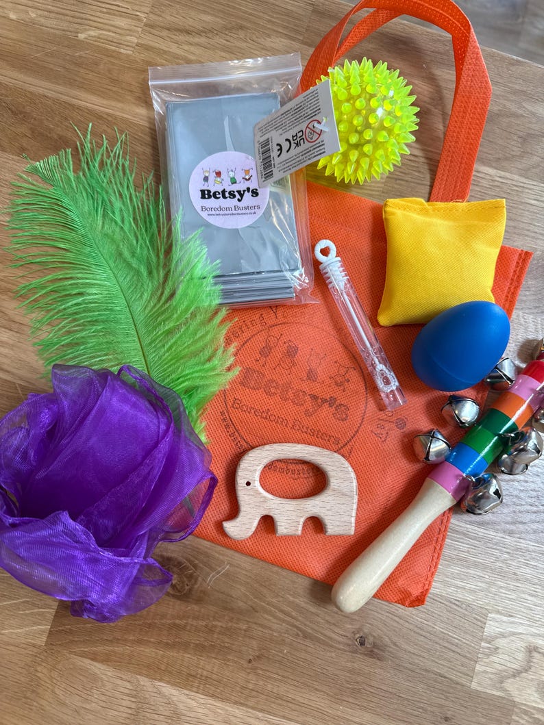 Sensory Bag for Toddlers and Babies, Montessori Inspired, Travel Toy ...