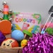 Colour Themed Treasure Basket Treasure Basket-small Baby Basket, Baby ...