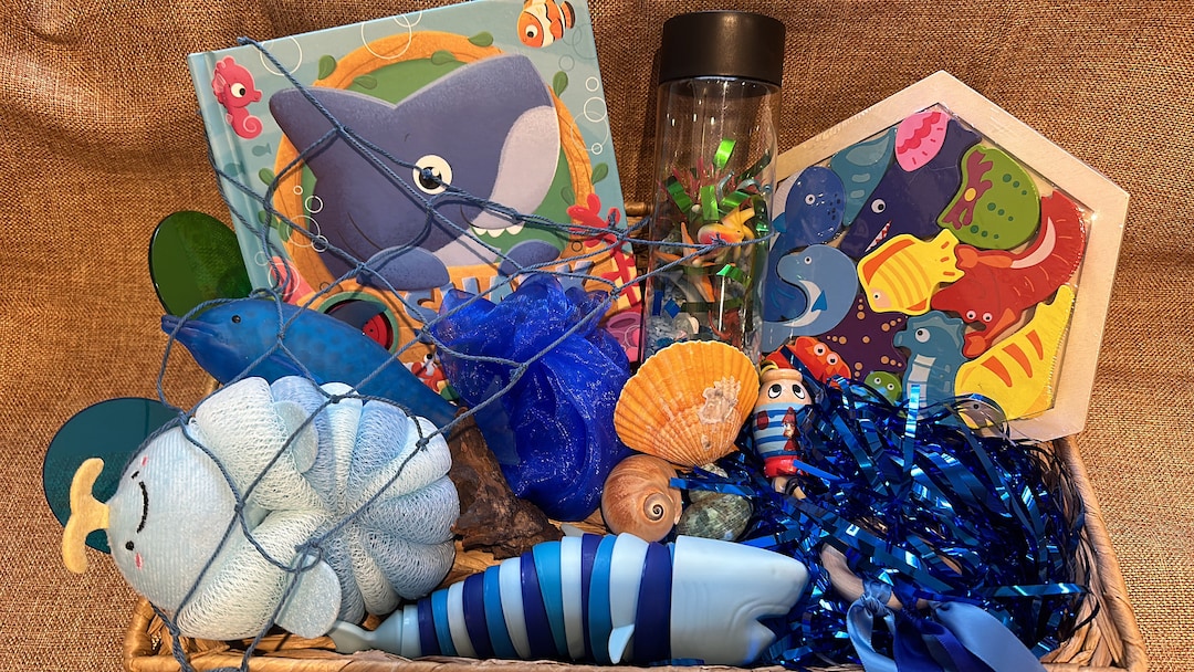Under the Sea Treasure Basket Treasure Basket-small Baby Basket, Baby ...