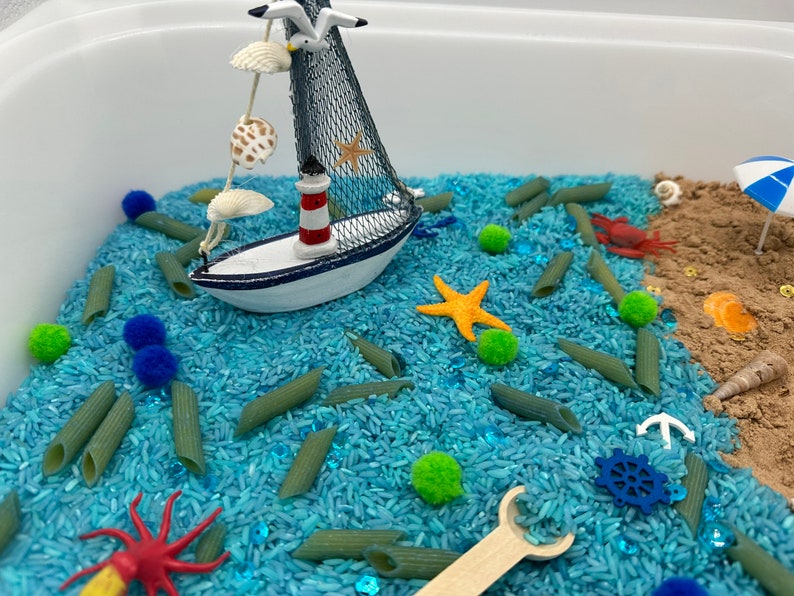 At the Seaside Sensory Kit - Etsy