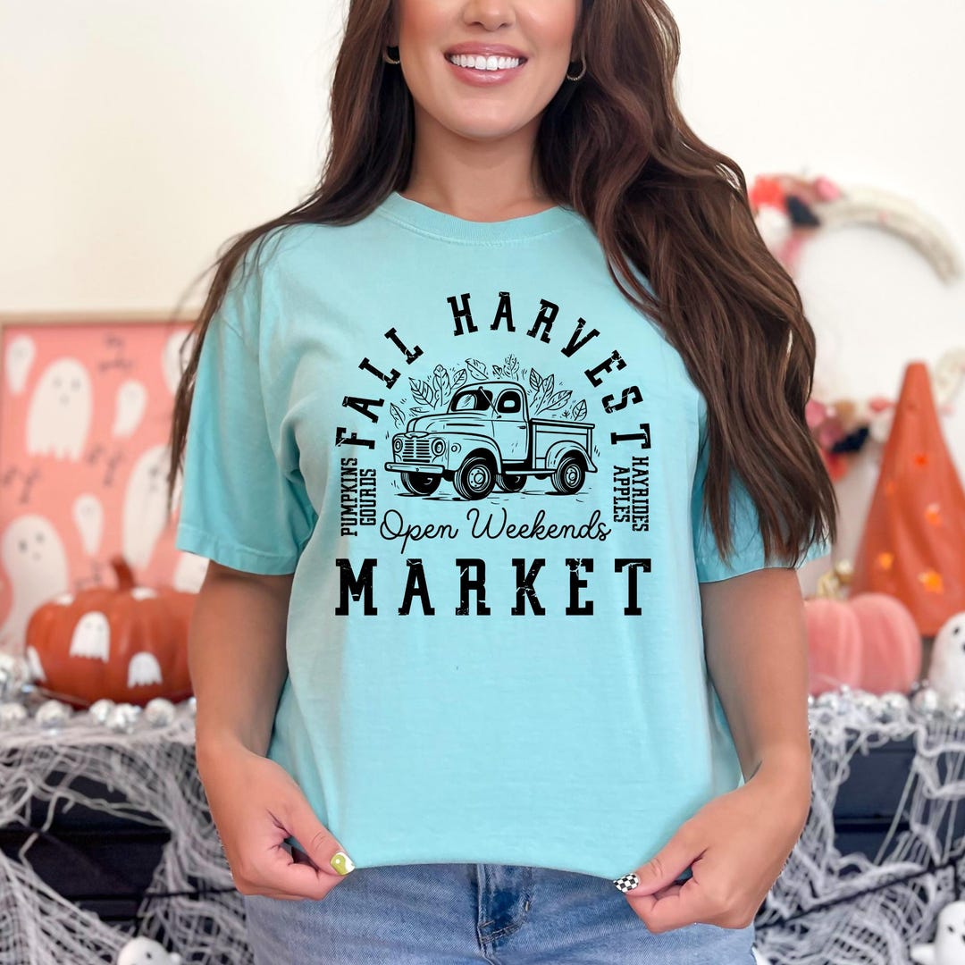 Comfort Colors® Fall Harvest Shirt, Harvest Season Gift, Fall Market ...