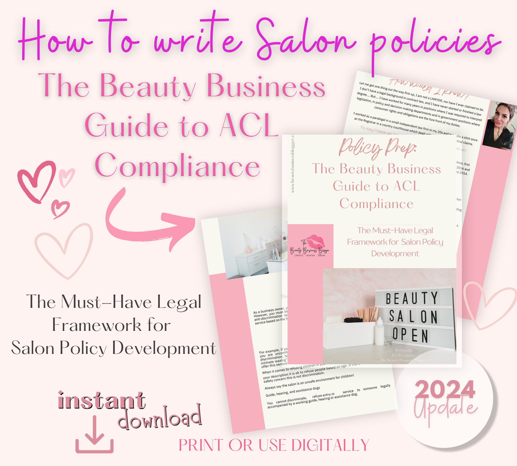 Policy Prep: the Beauty Business Guide to ACL Compliance, Policies for ...