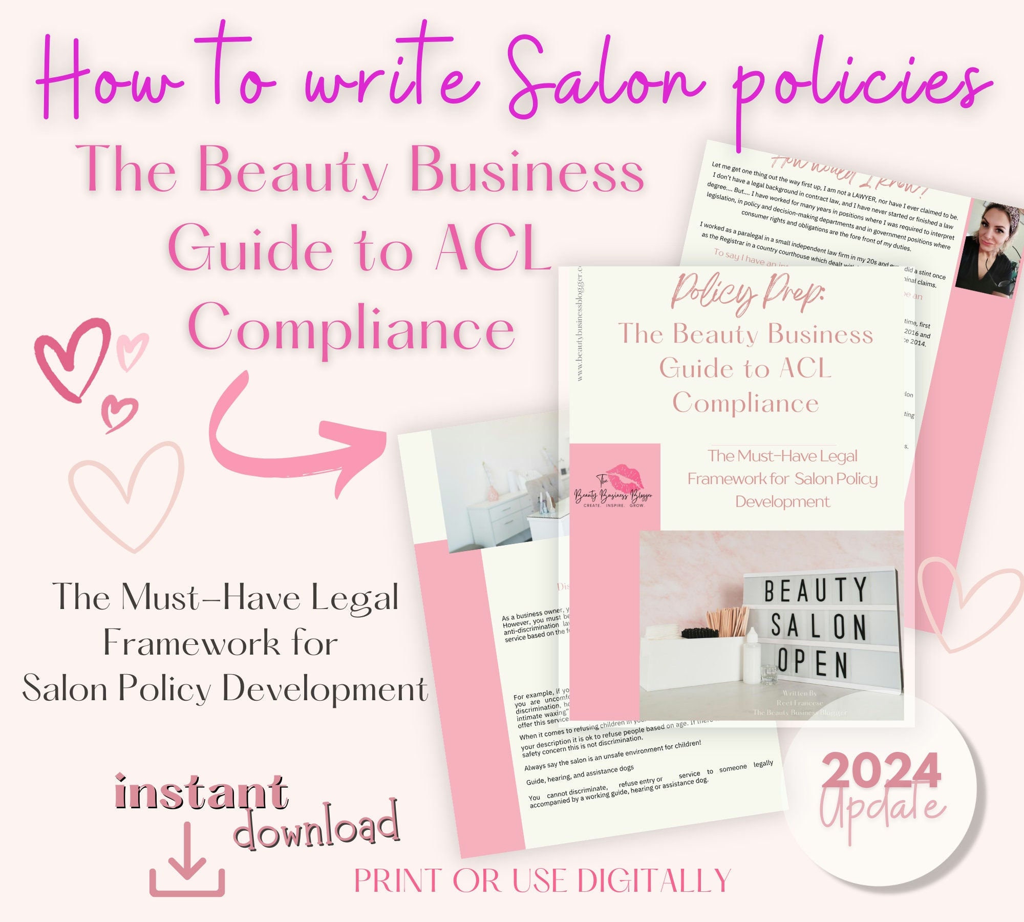 Policy Prep: the Beauty Business Guide to ACL Compliance, Policies for ...