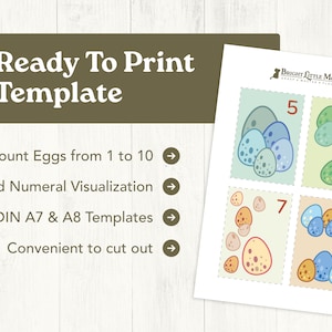 Learn to Count FLASHCARDS for Kids - Counting EGGS - Cute ...