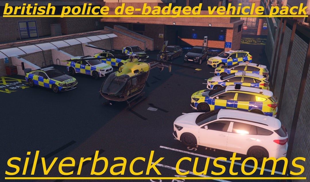 Fivem British Police Cars De-badged Pack - Etsy UK