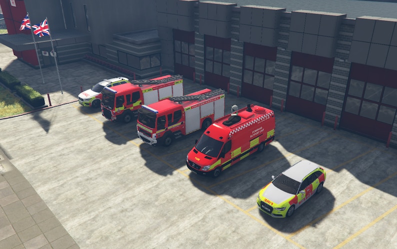 Fivem British Fire Service Badged Vehicle Pack - Etsy UK